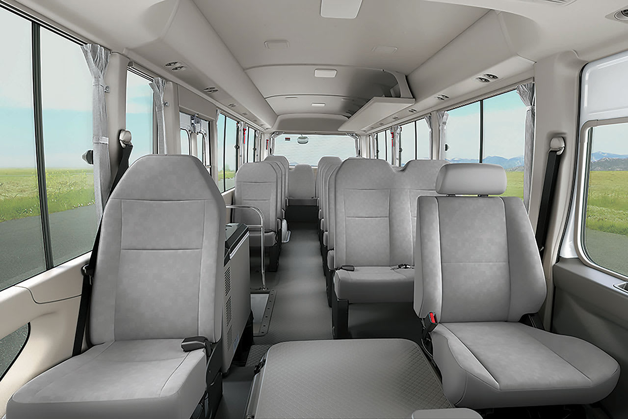 22 Seater MiniBus Rental - 22 Seater Toyota Coaster